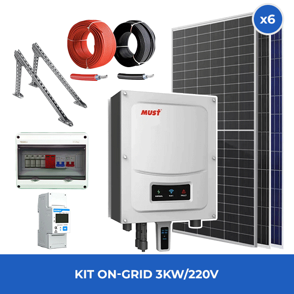 Kit solaire ON-GRID 3kw/220V
